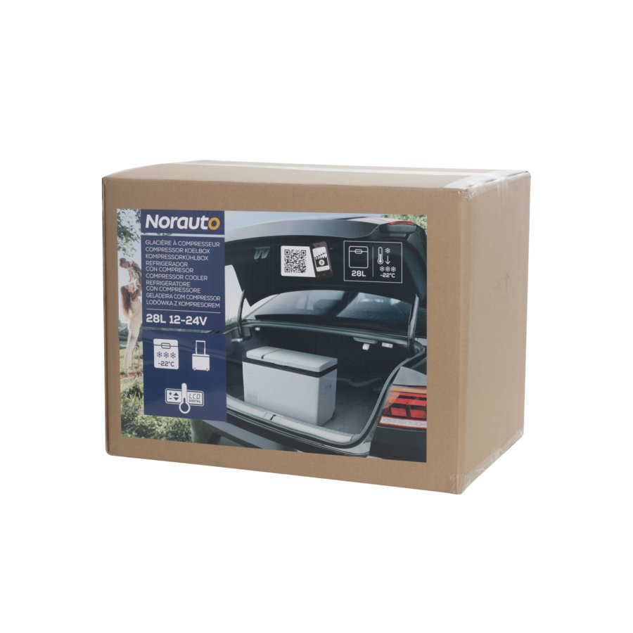 Frigo portatile a compressore NORAUTO 12/24V 28 Litri : Norauto.it