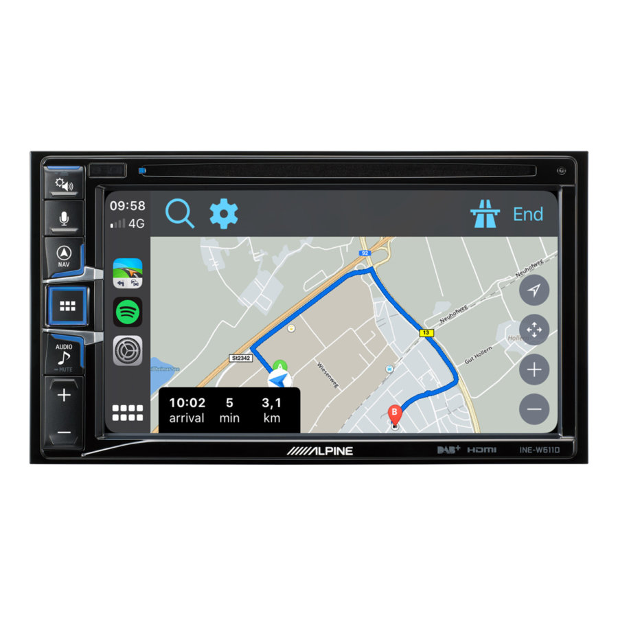 Autoradio ALPINE INE-W611D. : Norauto.it