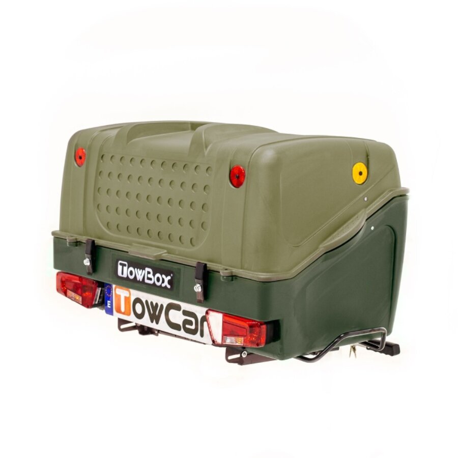 Baule gancio traino TOWCAR TowBox V1 verde : Norauto.it