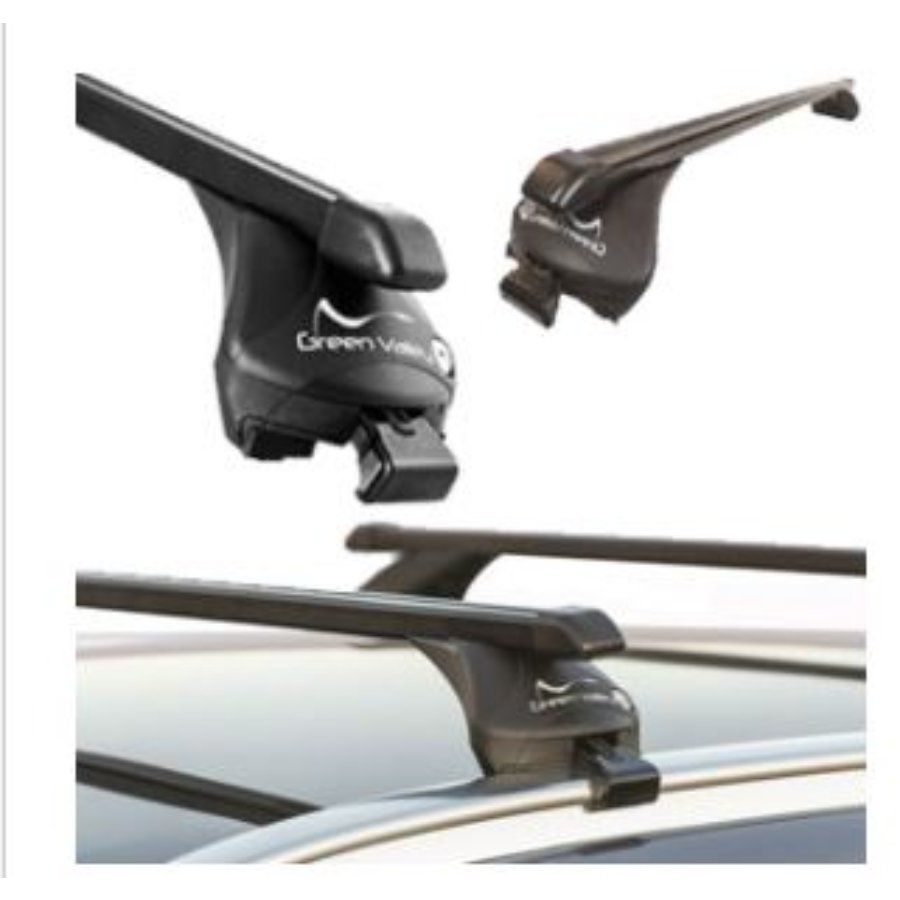 2 barre da tetto GREEN VALLEY Easyone Quick 115 cm ref 865 in acciaio ...